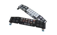 China 0.125mm PET Digital Graphic Printed Capacitive Switches for Electric Cookers 0.1A 30V for sale