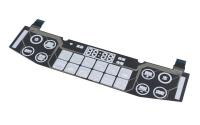 China 0.125mm PET Digital Graphic Printed Capacitive Switches for Electric Cookers 0.1A 30V for sale