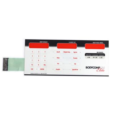 China LuphiTouch Medical Membrane Switch User Interface with Tare and Memory Functions for sale