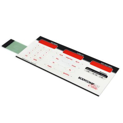 China Medical Electronic Scales Membrane Switch with Backlighting and Memory Functions LTMS00289 for sale