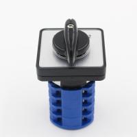 China 4 Pole 16 Terminals Silver Contact Cam Switch 3 Step 440V 20A LW26 Manual Changeover Rotary Switches Metal/Plastic IP53 for sale