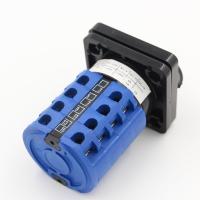 China 4 Pole 16 Terminals Silver Contact Cam Switch 3 Step 440V 20A LW26 Manual Changeover Rotary Switches Metal/Plastic IP53 for sale