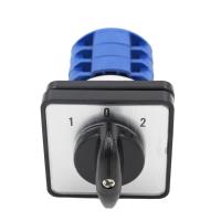 China 12 Terminals Silver Contact 3 Position 3 Pole Cam Switch 440V 20A Transfer Changeover Rotary Selector LW26-20/3 Model Metal for sale