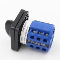 China 12 Terminals Silver Contact 3 Position 3 Pole Cam Switch 440V 20A Transfer Changeover Rotary Selector LW26-20/3 Model Metal for sale