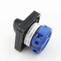 China 20A 3-Step 2-Pole 1-0-2 Changeover Rotary Cam Switch with 4 Terminals Silver Contact for Change over Applications for sale