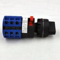 China 20 Amp LW28 Cam Silver Contact Selector 3 Position Rotary Switch with 12 Terminals for Single Hole Installation for sale