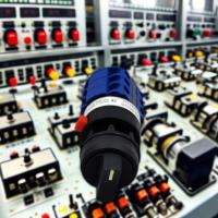 China 20 Amp LW28 Cam Silver Contact Selector 3 Position Rotary Switch with 12 Terminals for Single Hole Installation for sale