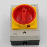 China 20A Cam Switch Rotary Changeover with Waterproof IP65 Box 3 Pole 2 Position LW26GS Series Made of Metal and Plastic for sale