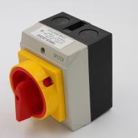 China 20A Cam Switch Rotary Changeover with Waterproof IP65 Box 3 Pole 2 Position LW26GS Series Made of Metal and Plastic for sale