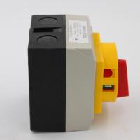 China 20A Cam Switch Rotary Changeover with Waterproof IP65 Box 3 Pole 2 Position LW26GS Series Made of Metal and Plastic for sale