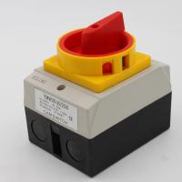 China 20A Cam Switch Rotary Changeover with Waterproof IP65 Box 3 Pole 2 Position LW26GS Series Made of Metal and Plastic for sale