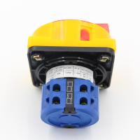 China High Quality MEH 20A 3-Pole 2-Position Rotary Changeover Switch LW26GS Series Pad-Lock Type Metal Plastic Material Premium IP53 for sale