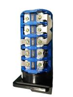 China 160A Manual Changeover 5 Pole 3 Position Rotary Cam Switches Copper Composite Silver Contact LW26 440V IP65 for sale