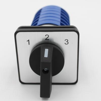 China 32A 6-Pole 3-Position Rotary Cam Switch LW26-32 for Welding Machine Three Input Changeover Switches Metal & Plastic IP53 for sale