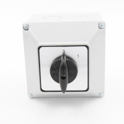 China High Quality Metal Plastic Composite Silver Contact LW28 Series 32A Changeover Rotary Cam Switch LW26 IP65 Waterproof 440V for sale