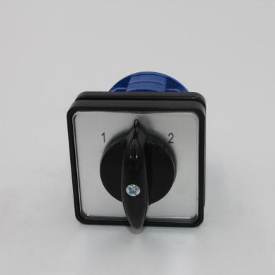 China 2 Pole 3 Position LW26 Series 20A Rotary Cam Changeover Switch Metal CE Certified for sale