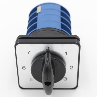 China LW26 Series 32A 4 Pole 7 Position Rotary Cam Switch 4-Pin Changeover Switch for sale