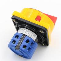 China LW26GS Series 25A Rotary Cam Switch Pad-Lock Type 3 Pole 2 Position with OFF-ON for Changeover Applications for sale