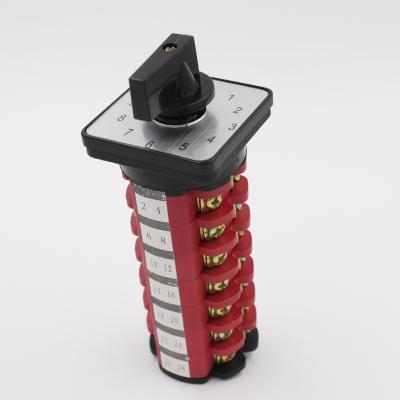China KDHC Series 40A Rotary Cam Switch for Welding Machine 7 Pole 12 Position Rotary Changeover Switch for sale