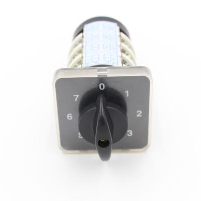 China LW31 Series 20A 4 Pole 7 Position Rotary Cam Switch Changeover Switch for Diverse Applications for sale