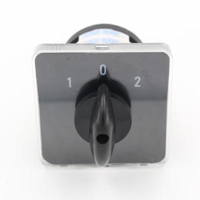 China LW31 Series 25A 1-Pole 3-Position Rotary Cam Switch 25 Amp Changeover Switch with Copper Brass Metal & Plastic Materials for sale
