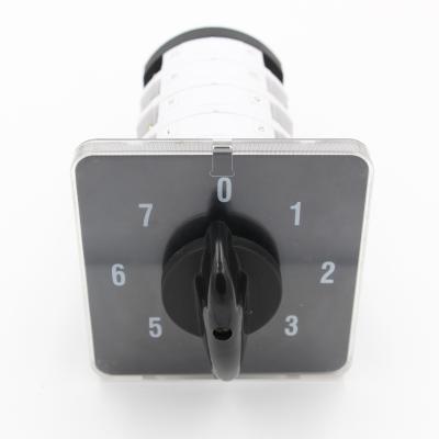 China High Quality MEH Plastic Metal Composite Silver Contact LW31 Series 75A Rotary Cam Switch 4 Pole 7 Position Changeover IP53 CE for sale