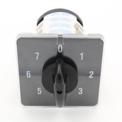 China Factory Price LW31 Series 50A Voltage Cam Switch 4-Pole 7-Position Rotary Changeover Switch for sale
