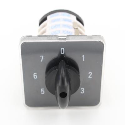 China LW31 Series 25A 4 Pole 7 Position Rotary Cam Switch Changeover Switch for Various Applications for sale