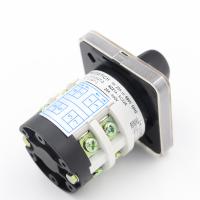 China LW31 Series 20A Cam Switch Rotary Industrial Changeover Switch for 2 Pole 3 Position 1-0-2 Made of Metal and Plastic for sale
