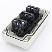 China Xb2 Push Button Switch Waterproof XAL-B213H29 with 3 Holes Push Button Switch Box for sale