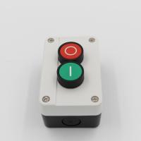China IP54 Waterproof Button Box 240V 10A Momentary Push Button Switch XAL B213 with 2 Spring Return 1NO 1NC for sale