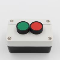 China 2 Button Waterproof Brass Plastic Push Button Switch Box XAL-B213 10A IP53 for Silver Contacts 1NO1NC Home Appliance Flat for sale