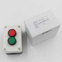 China 2 Button Waterproof Brass Plastic Push Button Switch Box XAL-B213 10A IP53 for Silver Contacts 1NO1NC Home Appliance Flat for sale
