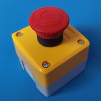 China 22mm IP65 Emergency Stop Switch with Waterproof Plastic Box XAL D174 for sale