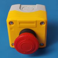 China 22mm IP65 Emergency Stop Switch with Waterproof Plastic Box XAL D174 for sale