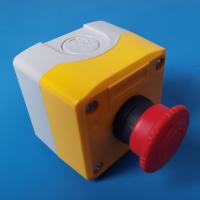 China 22mm IP65 Emergency Stop Switch with Waterproof Plastic Box XAL D174 for sale