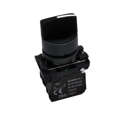 China 22mm 3 Position Selector Switch  with Latching and 2NO Selector Push Button Switch XB5 AD33 for sale