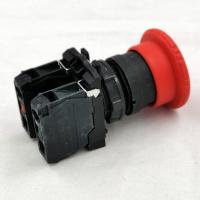 China Emergency Stop and Shutdown Mushroom Push Button Switch XB5 Series 22mm Pusher 40mm with Red XB5 AS545 with 1NO1NC IP65 240V 10A for sale