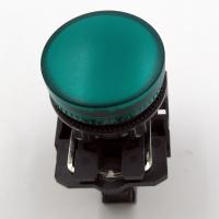 China XB5 Series 24V DC Signal Indicator LED Pilot Light with 22mm Push Button Switch Max 10A Current Made of Plastic Metal-XB5 Av63 for sale