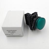 China XB5 Series 24V DC Signal Indicator LED Pilot Light with 22mm Push Button Switch Max 10A Current Made of Plastic Metal-XB5 Av63 for sale