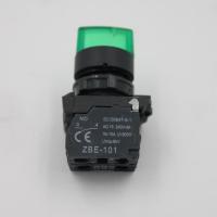 China 22mm LED 3-Position Push Button Switch with 2NO Combination IP65 Rated Plastic Brass Material Max 10A Current Model XB5 AK133M1 for sale