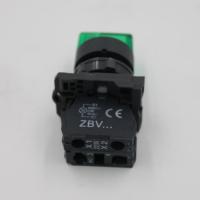 China 22mm LED 3-Position Push Button Switch with 2NO Combination IP65 Rated Plastic Brass Material Max 10A Current Model XB5 AK133M1 for sale
