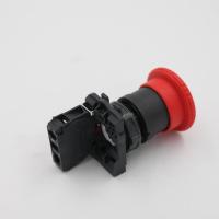 China XB5 Series 22mm Self-Locking Emergency Mushroom Push Button Switch Flat Head Shape with 1NO1NC Combination-XB5-AS542 for sale