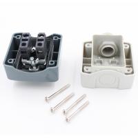 China XAL Push Button Switch Box with 1 Hole IP54 Rating Max. 10A Current for On/Off Use for sale