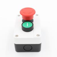 China 22mm Push Button Switch Cover XAL-B274 with Waterproof Small Push Button Latching Switch 10A Max. Current On/Off Usage for sale