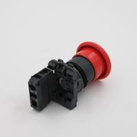 China XB5 Series 22mm Emergency Push Button Switch with Mushroom Head Max. 10A Current Model XB5-AC42 for sale