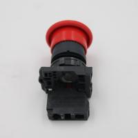 China XB5 Series 22mm Emergency Push Button Switch with Mushroom Head Max. 10A Current Model XB5-AC42 for sale