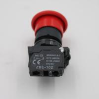 China XB5 Series 22mm Emergency Push Button Switch with Mushroom Head Max. 10A Current Model XB5-AC42 for sale