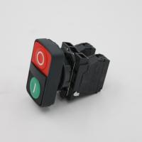 China 22mm Double Head Plastic IP65 Push Button Switch XB5-AL8325 110V/220V Rectangular 10A Max Current for sale