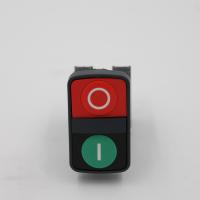 China 22mm Double Head Plastic IP65 Push Button Switch XB5-AL8325 110V/220V Rectangular 10A Max Current for sale